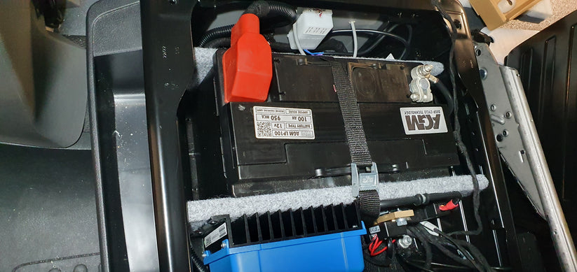 12v Power Plus AGM leisure battery 100Ah (fits under T5/T6 driver seat ...